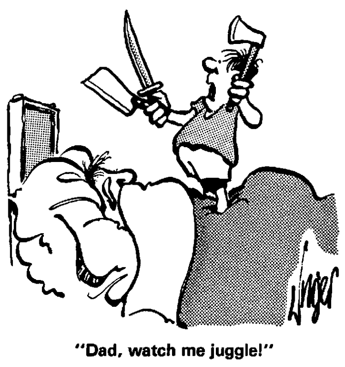 cartoon – juggle | Evolutionary Parenting | Where History And Science ...