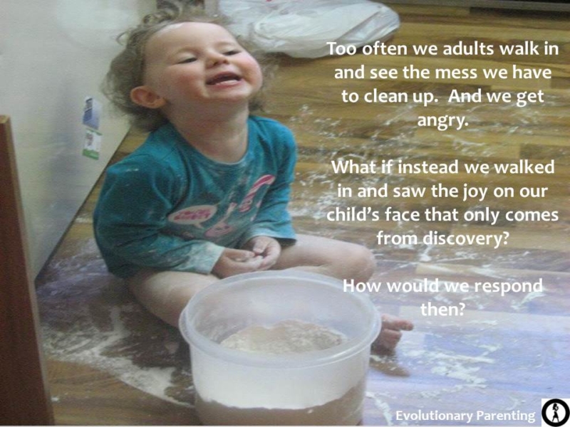 Gentle Parenting in the Face of Flour | Evolutionary Parenting | Where ...